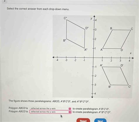 Solved 2 Select The Correct Answer From Each Drop Down Menu The Figure Shows Three