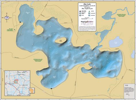 Map Of Big Lake