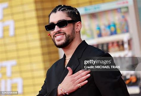 Puerto Rican Rapper Actor Bad Bunny Attends The Los Angeles Premiere