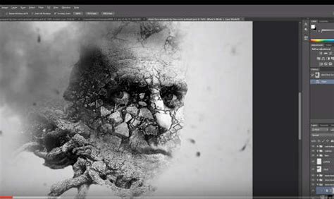 How To Apply Stone Texture To Human Face In Photoshop Animation Worlds