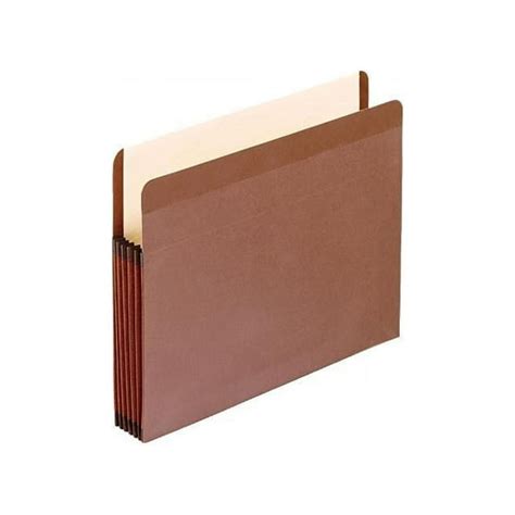 Pendaflex Standard Expanding File Pockets Manila Straight Cut 1 Pocket Letter Red 1514cox