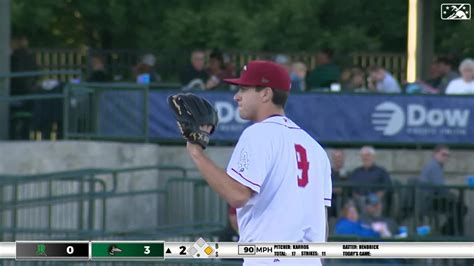 Jared Karros Fans His First High A Batter 08 31 2023