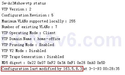 CCNA Exam CCNA VTP SIM Question With Answers
