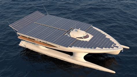 Solar Powered Yacht Simple Interior Rigged 3d Model 99 Max Free3d
