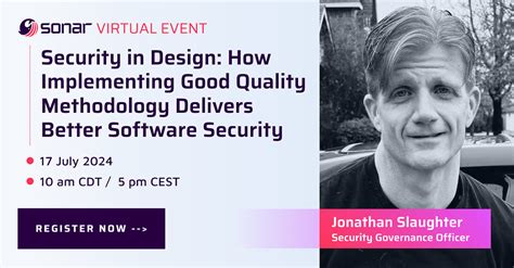 Webinar Security In Design Sonar Updates Sonar Community