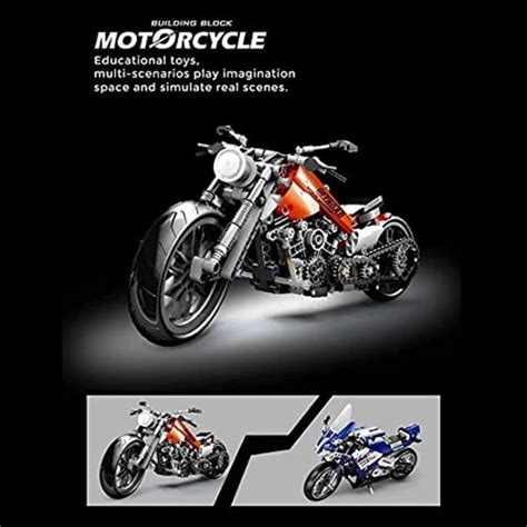 Technique Moto Pour Harley Supermoto 436 Pièces Blocs De Construction