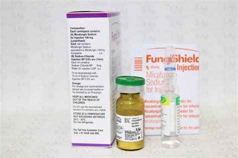 Micafungin Sodium For Injection 100mg Fungishield