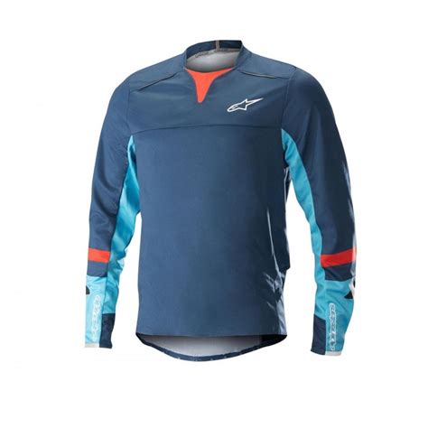 Alpinestars Drop Pro Long Sleeve Jersey Poseidon Blueatoll Blue