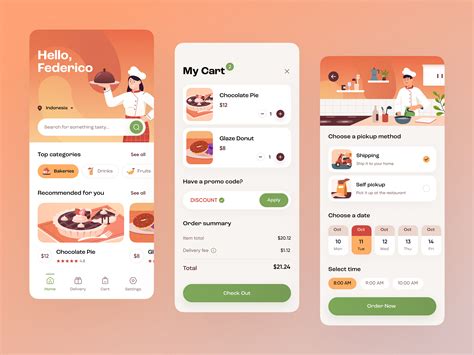 Yummy Food Store Mobile App By Budiarti R For Orely On Dribbble