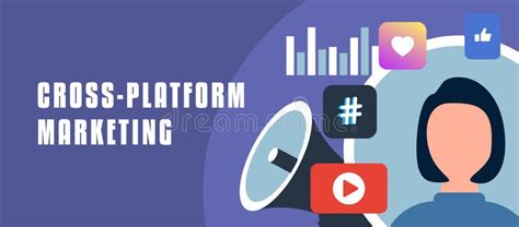 Cross Platform Influencer Marketing Strategy Banner With Multi Platform