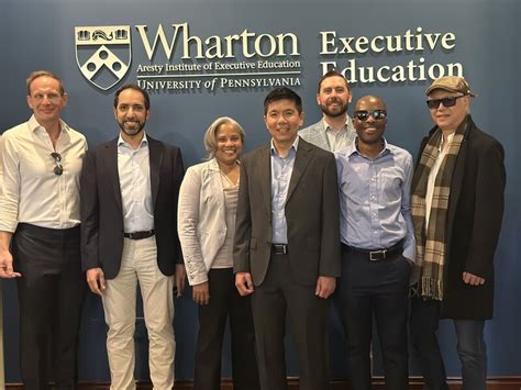 Completed A Great Learning Journey At Wharton Advanced Management Program These Past Few Weeks