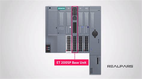 Introduction To Et 200sp Base Unit Overview And Usage Realpars