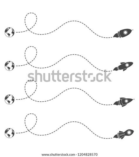 Rocket Flight Path Más De 637 Vectores De Stock Y Arte Vectorial Con Licencia Libres De