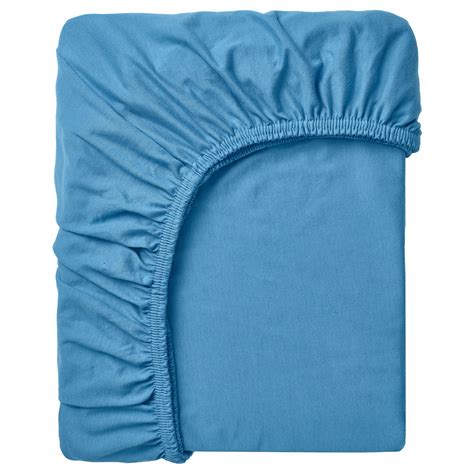 VÅrvial Fitted Sheet Blue 80x200 Cm 31x79 Ikea