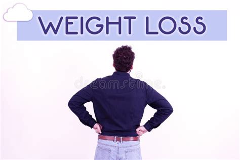 Inspiration Showing Sign Weight Loss Concept Meaning Decrease In Body Fluid Muscle Mass Reduce
