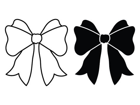 Cheer Bow Silhouette