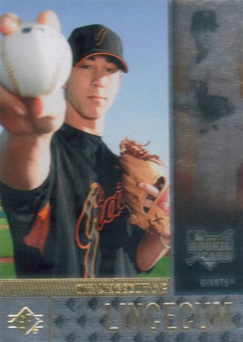 Tim Lincecum Baseball Card San Francisco Giants 2007 Upper Deck 124