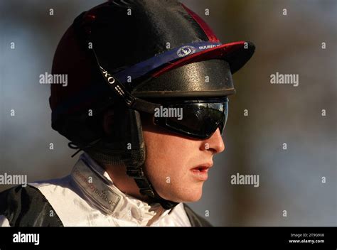 Jockey Stan Sheppard During Betfair Chase Day At Haydock Park Racecourse Picture Date Saturday