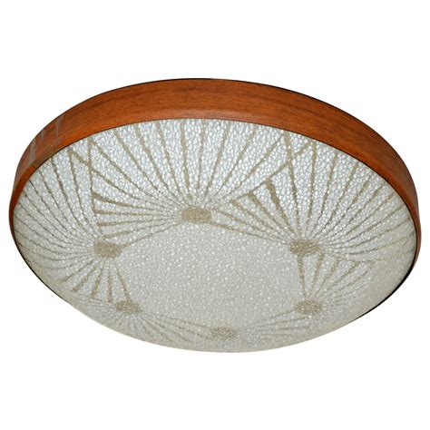 Nautical Frosted Glass Flush Mount At 1stdibs