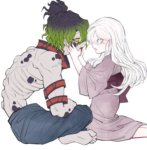 Daki And Gyuutarou Kimetsu No Yaiba Drawn By Rand User Cpvm2834