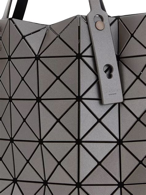 Bao Bao Issey Miyake Metallic Shoulder Bag Geometric Pattern Handles