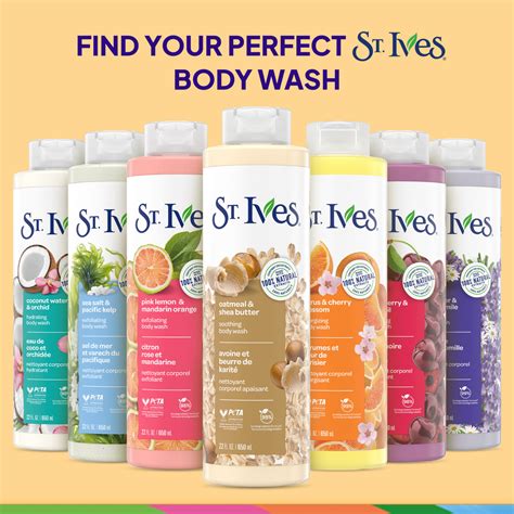 Oatmeal And Shea Butter Soothing Body Wash St Ives St Ives Us