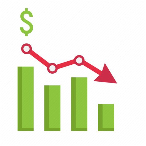 Arrow Business Chart Decrease Down Finance Graph Icon Download