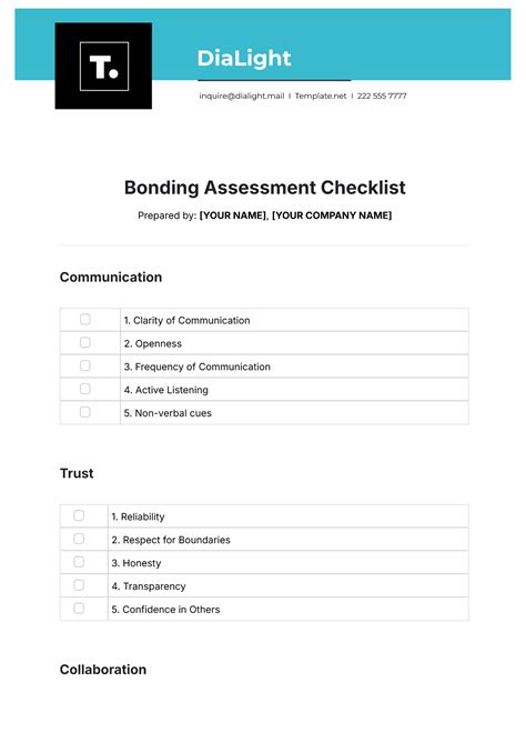 Free Project Checklist Templates Editable And Printable