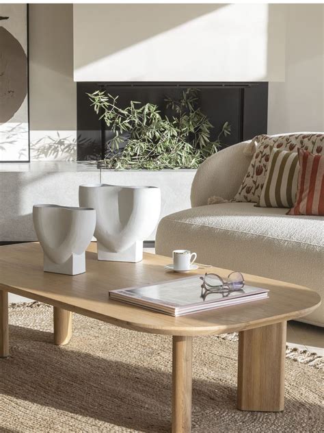 Table Basse Simona Chêne Clair 140x70x35cm Jome