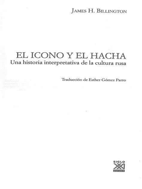 Billington James El Icono Y El Hacha Pdf