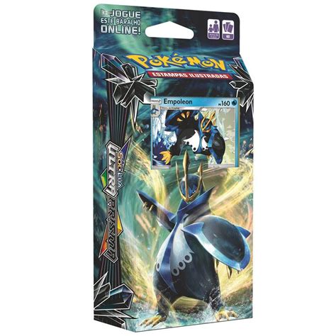 Deck Pokémon Starter Deck Sol E Lua Ultra Prisma Empoleon Copag 98636 Em Promoção Ofertas Na