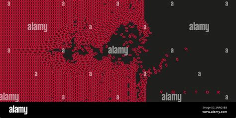 Irregular Array Or Matrix Of Random Ovals Background Breaking Down