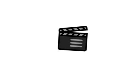 Clapperboard Animation Icon Take Cut Animation Film 49097365 Stock