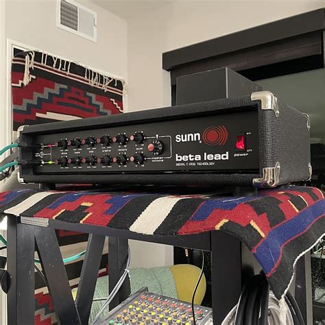 Sunn Beta Lead Pro Serviced With New Headshell Footswitch Reverb