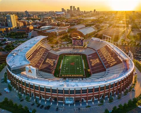 University Of Minnesota Stadium University Of Minnesota Minnesota