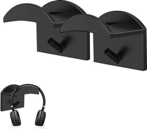 2 Pièces Support De Casque Aucun Percage Requis Support Casque En Gel De Silice Avec Support