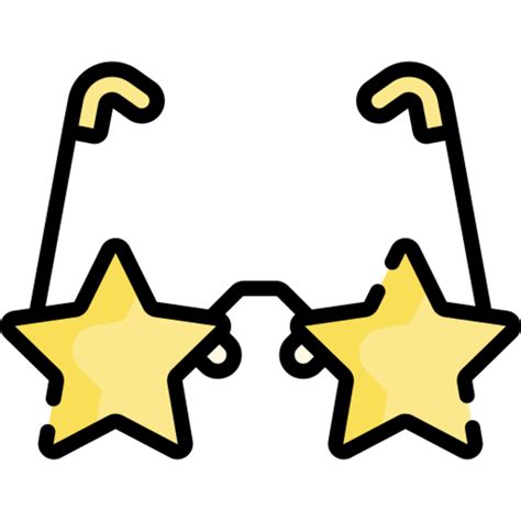 Star Glasses Illustration Design 27436453 Png