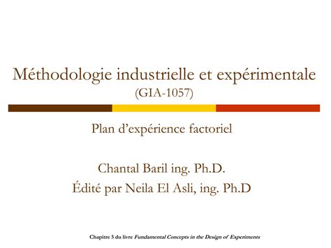Solution Cours 4 Plan Factoriel Studypool