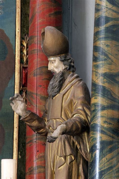 Saint Zechariah Statue On The Main Altar In The Church Of Our Lady Of