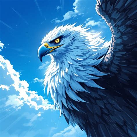 Free Fierce Sky Raptor Image Eagle Anime Manga Download At Stockcake