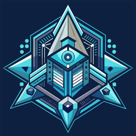 Stylized Cube With Clock Design Modern And Minimalist A Sleek Geometric Design Inspired By