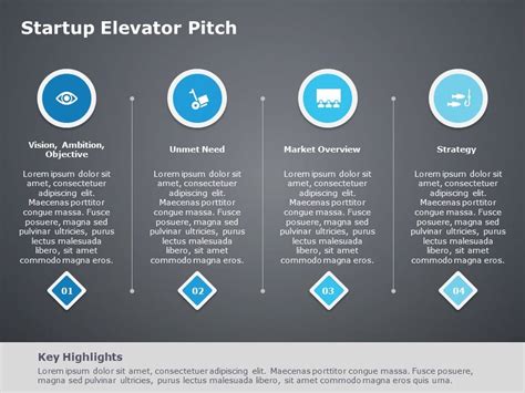 Startup Elevator Pitch Powerpoint Template