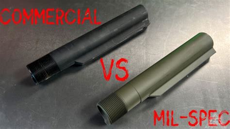 Mil Spec Buffer Tube Vs Commercial The Tube