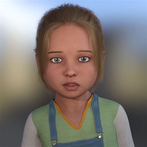 Leah For Genesis 8 Female Growing Up Iray G8f 3d Figure Assets Kalamanko