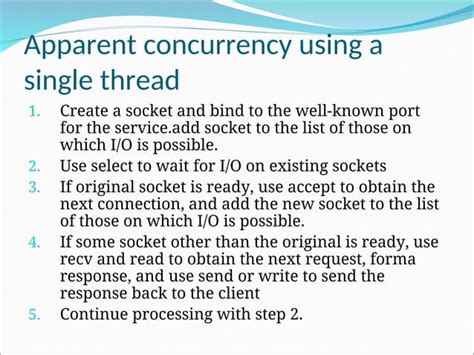 Concurrent Server And Iterative Server 1 1ppt Computer Networking