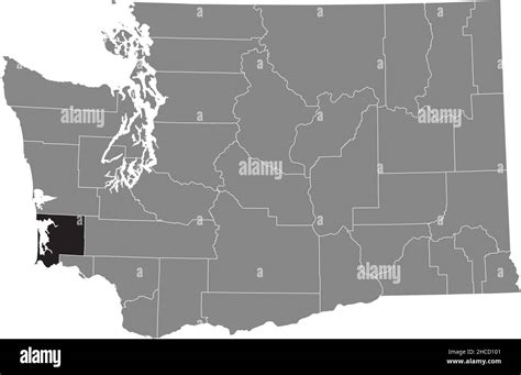 Pacific County Washington Stock Vector Images Alamy