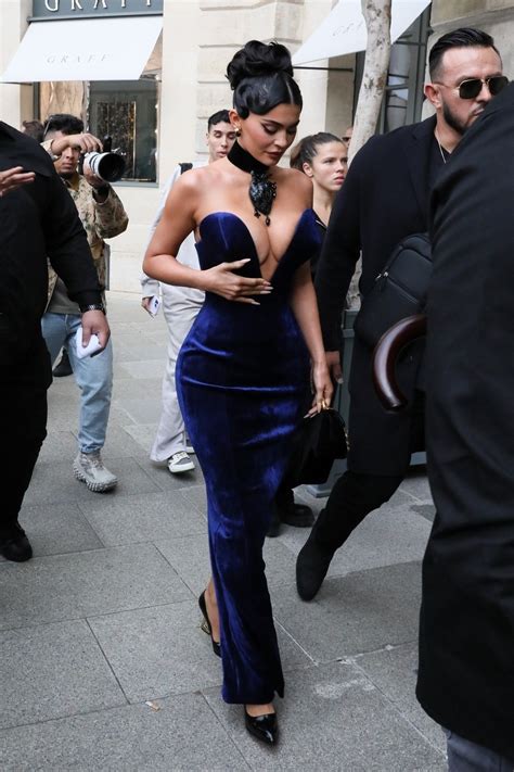 Kylie Jenner S Almost Naked Tits In Deep Cleavage 26 Photos The Fappening