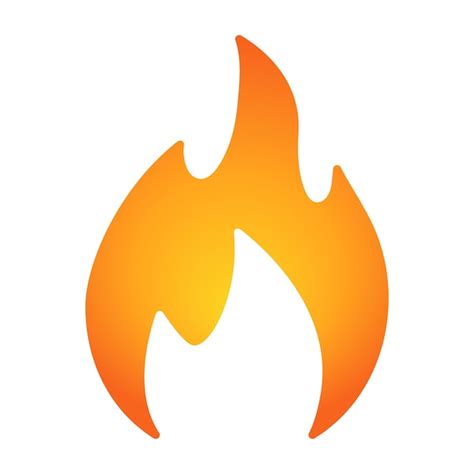 Premium Vector Fire Flame Flat Gradient Fire Symbol