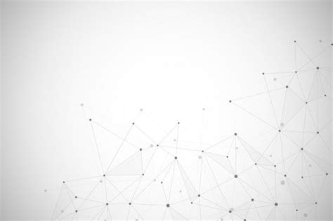 Abstract Network Connection Of Dots And Lines Background
