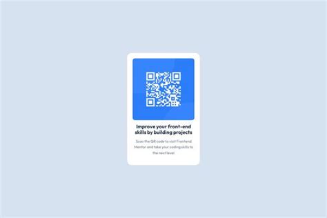 Frontend Mentor Qr Code Component Coding Challenge Solution